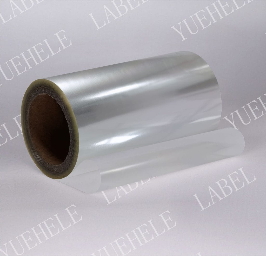 50μm Transparent PET/ Water Glue/ 30# Release Film - label material-yuehele